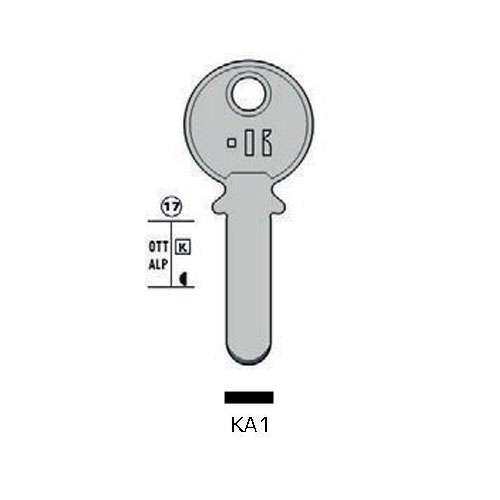 KA1 - CHAVE PONTOS (KA1) (KA-1) - Lusochav, Comércio de Chaves, Lda